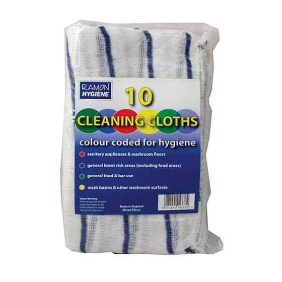 Colour Coded Stockinette Cleaning Cloth – Ramon Hygiene Products