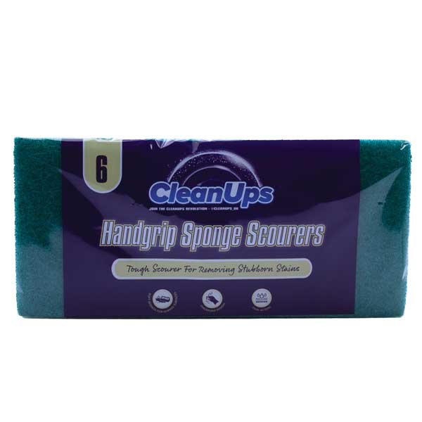 CleanUps Handgrip Sponge Scourers – Ramon Hygiene Products